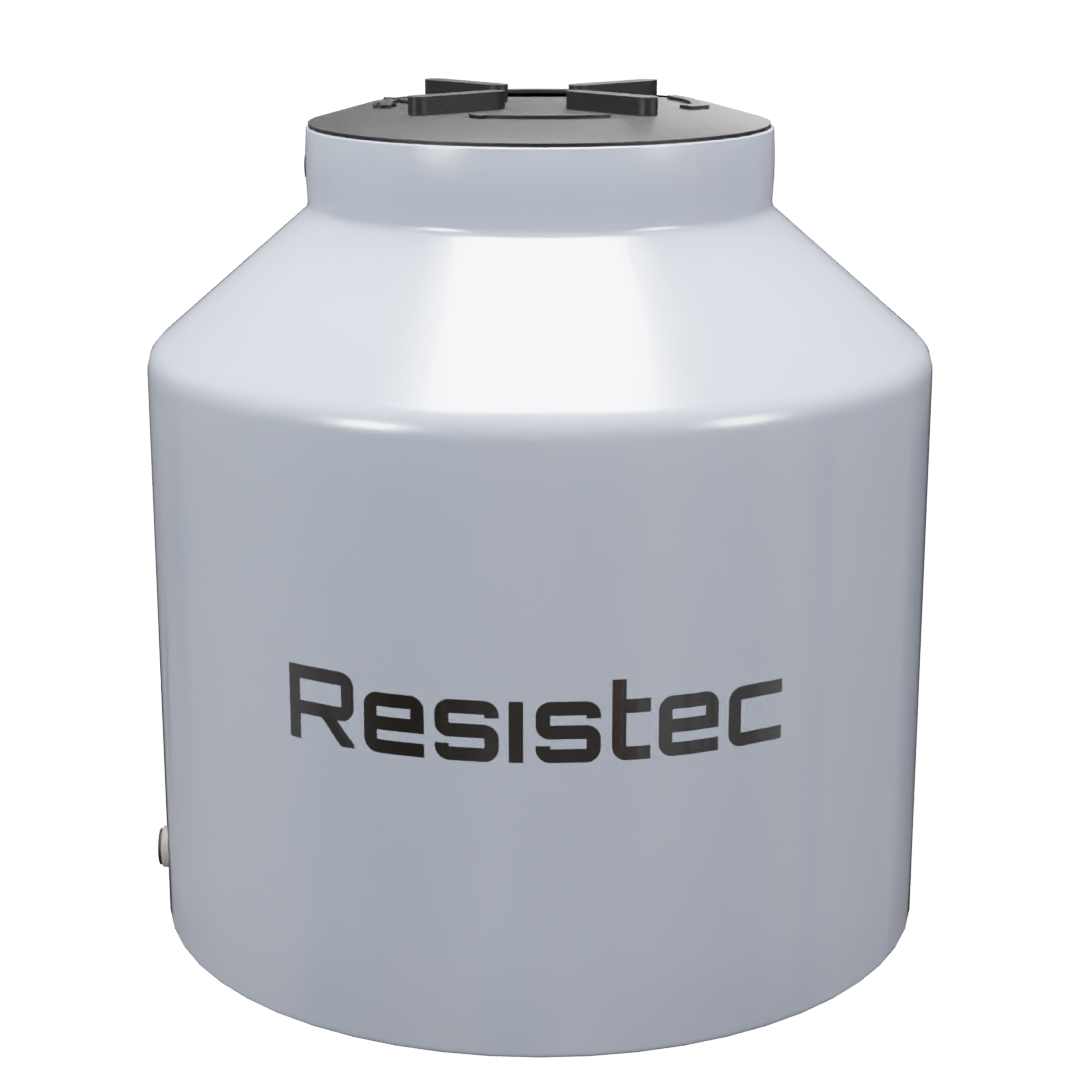 TINACO 1100 L RESISTEC GRIS - Tanques Industriales Superior