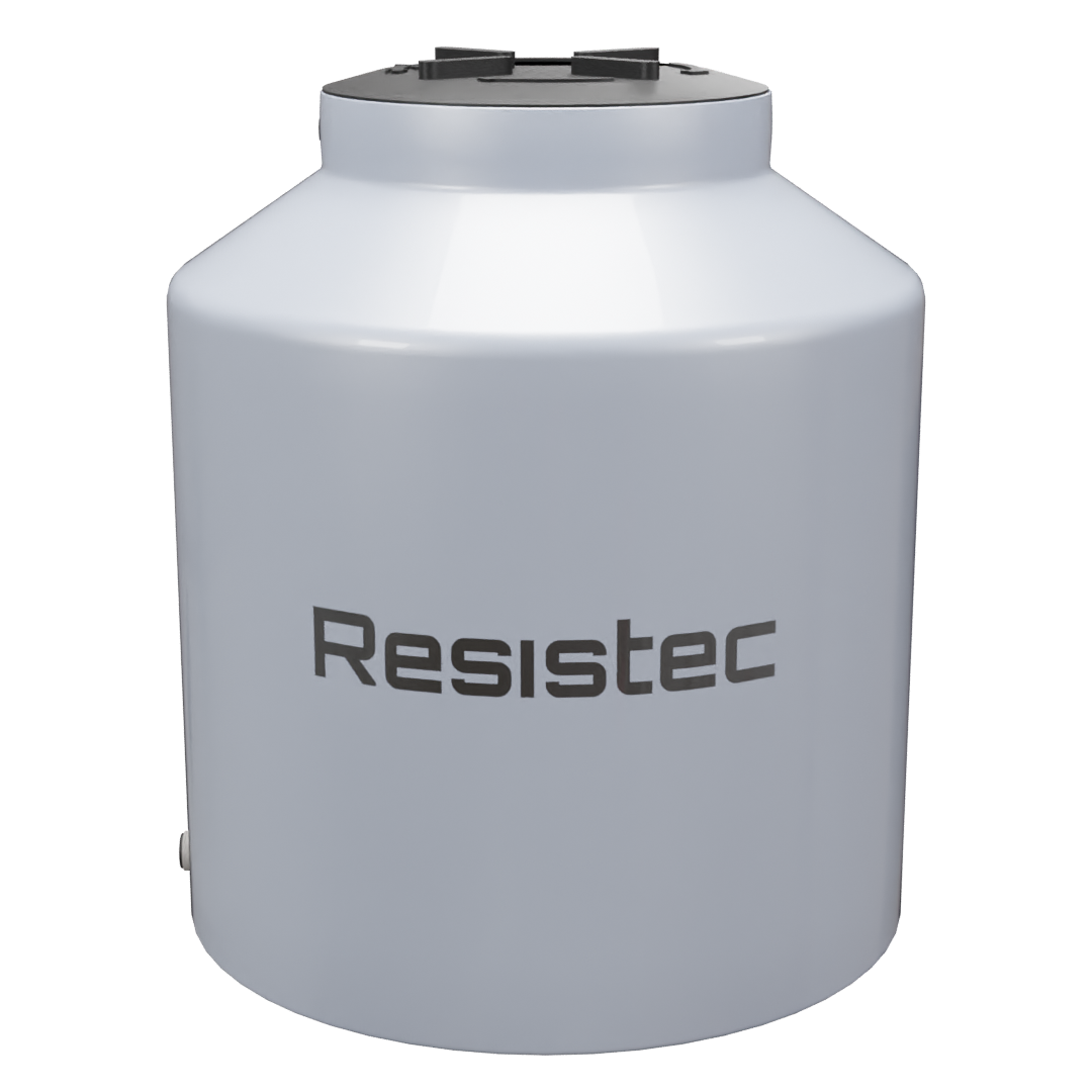 TINACO 450 L RESISTEC GRIS - Tanques Industriales Superior