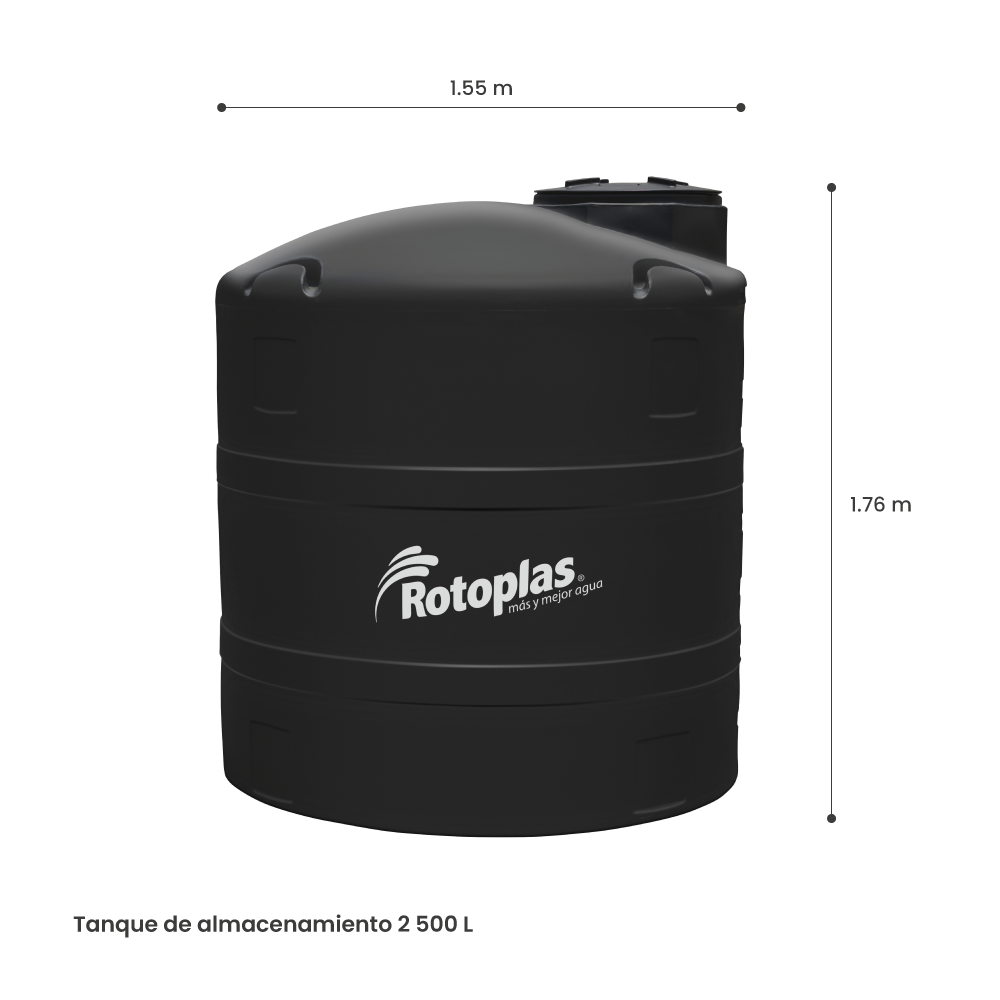 TAN- 2500L - Tanques Industriales Superior
